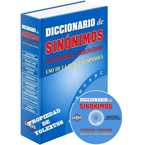 Diccionario De Sin Nimos Ant Nimos Par Nimos Original S En
