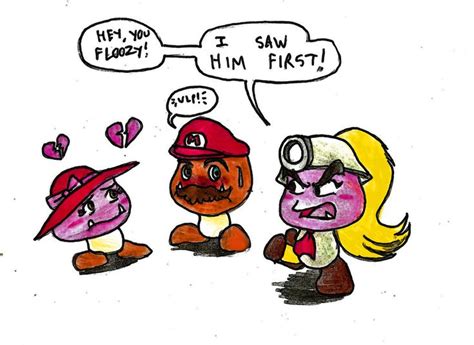 Goombella Was There First By On Deviantart Super Mario