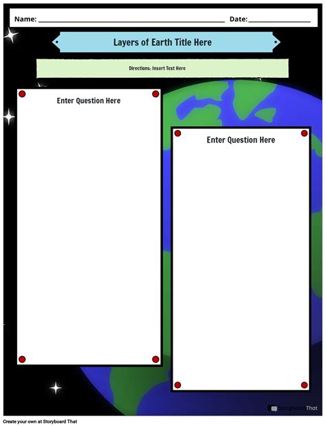 Free Layers Of The Earth Worksheets StoryboardThat