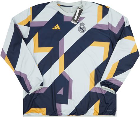 Real Madrid Adidas Pre Match Warm Up Top S