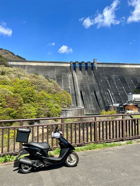 ダー岩井のツーリング写真館 on Twitter 2023 4 9 群馬県みどり市 小夜戸大畑花桃街道草木 原付ツーリング https