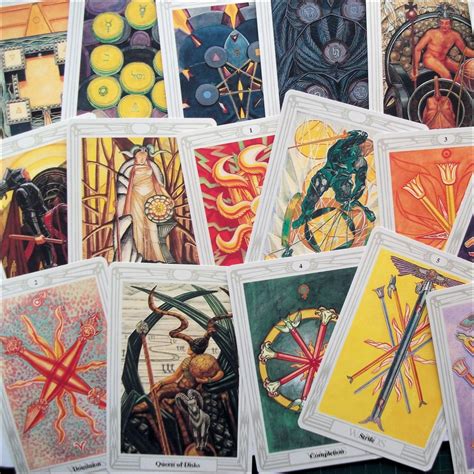 Green Cross Toad Aleister Crowley Thoth Tarot 78 Cards Deck De Luxe