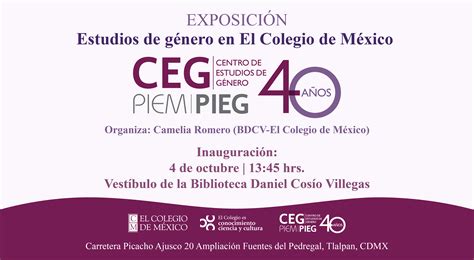 Agenda Colmex El Colegio De M Xico A C