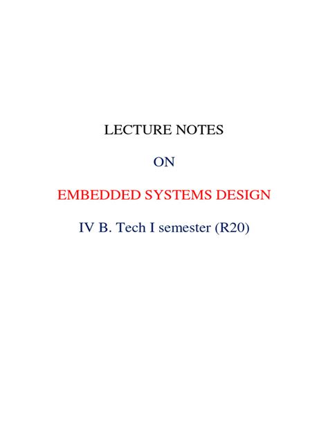 embedded system pdf process computing scheduling computing