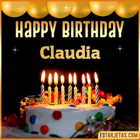 Feliz Cumpleaños Claudia Imágenes Tarjetas y Mensajes
