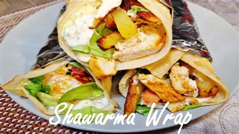 SHAWARMA HOMEMADE Chicken Pitta Bread Garlic Sauce Tzatziki