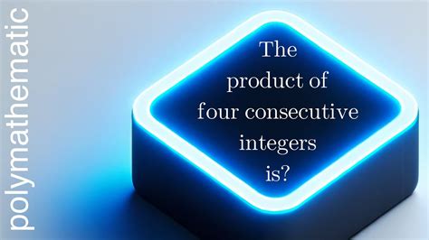 the perfect square secret of consecutive integers math minute [ 75] youtube
