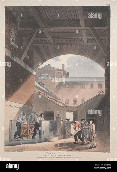 Water Engine Cold Bath Field S Prison 1808 Stock Photo Alamy