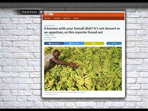 Ternyata Di Somalia Pisang Disajikan Dengan Nasi Loh YouTube