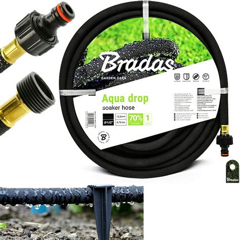WĄŻ OGRODOWY NAWADNIAJĄCY AQUA DROP 1 2 25m BRADAS POCĄCY Cena