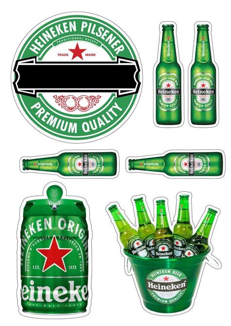 Topo De Bolo Heineken Em 2022 Bolo Heineken Heineken Bolo Turma Da