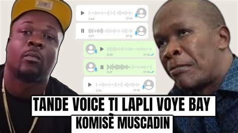 Danje Mezanmi Tande Grosè Mesaj Ti Lapli Voye Bay Komisè Muscadin Bagay