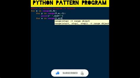 python 35 to print pattern program in python computer programming shorts coding
