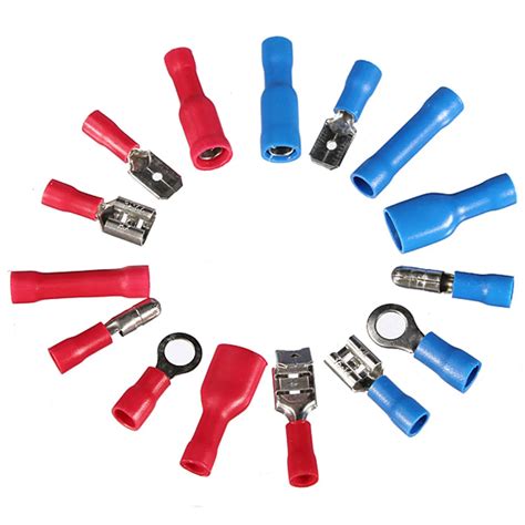 Pcs Insulated Assorted Electrical Wire Terminal Crimp Connector