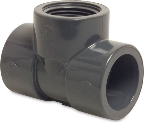 Mega T Stuk Pvc U Mm X X Mm Lijmmof X Binnendraad X