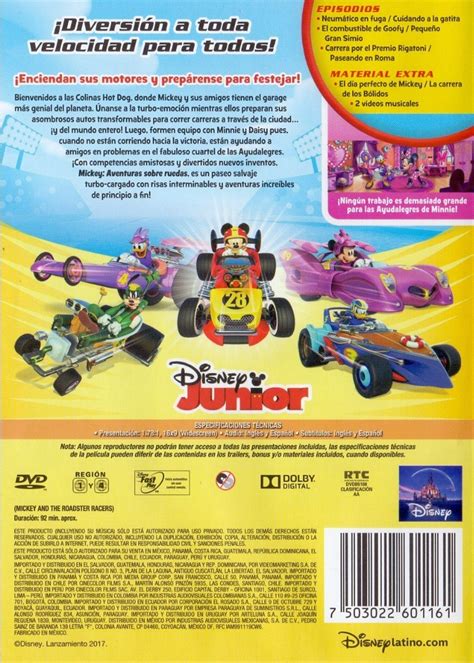 Mickey Aventuras Sobre Ruedas Disney 3 Tres Episodios Dvd 199 00 En