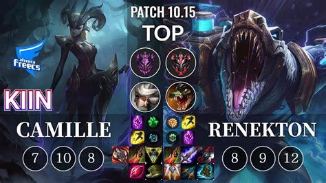 Af Kiin Camille Vs Renekton Top Kr Patch Youtube