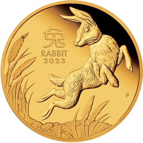 Australien Lunar Iii Jahr Des Hasen Oz Gold Polierte Plat