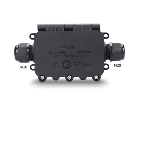 Ew M Ip Two Way Waterproof Junction Box Cable Outdoor Buried
