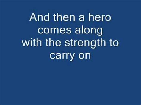 Mariah Carey Hero Lyrics Better Version Youtube Youtube