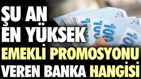 Bankaların emekli promosyon tutarları belli oldu