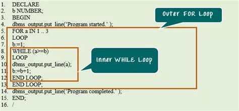 loops in pl sql