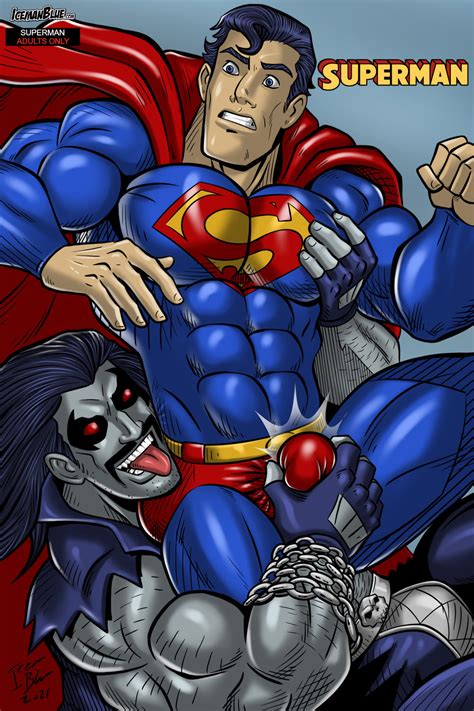 ENG Iceman Blue DC Comics Superman Lobo X Superman Kal El Clark
