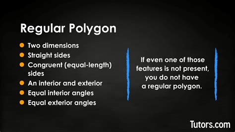 Regular Polygons Video Definition Examples Properties