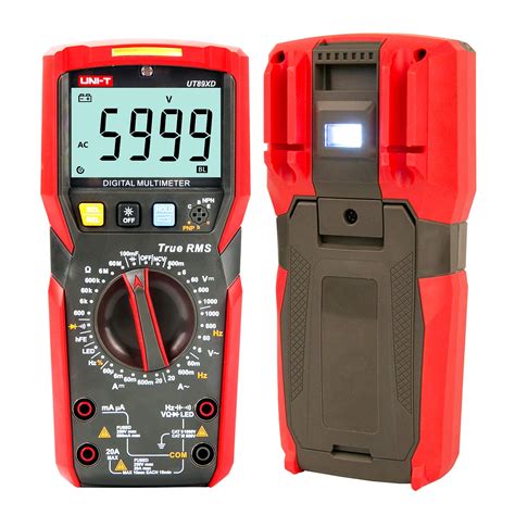Buy UNI T UT89XD True RMS 6000 Counts LED Digital Multimeter Test Ac Dc