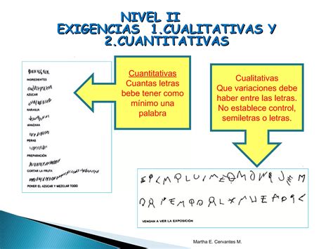 Niveles Escritura PPT