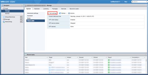 VMware ESXi 6 5 Setting Up ESX Time Sync Via Web Client PeteNetLive