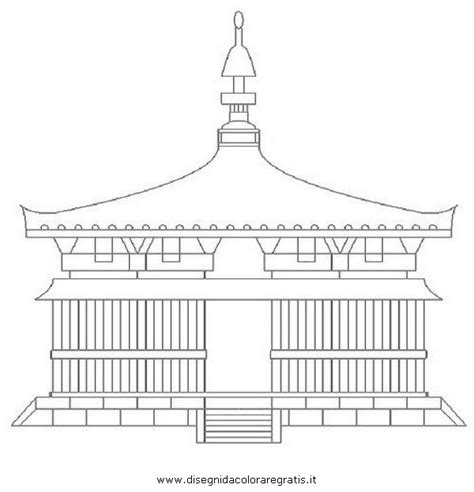 Pagoda Coloring Page