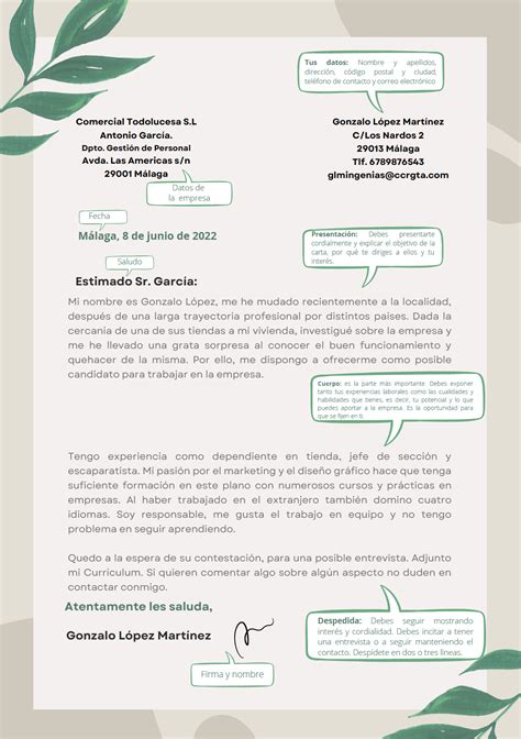 4 3 Operación presentación Mi carta de presentación Me contratáis