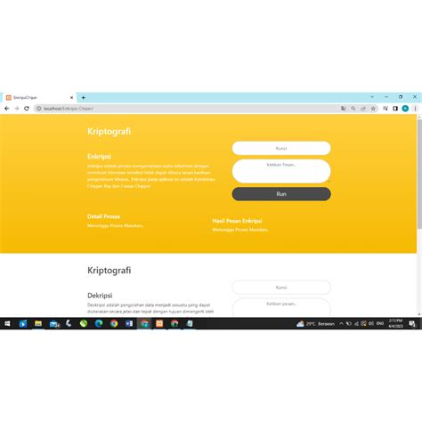jual aplikasi enkripsi dan dekripsi pesan dengan kriptografi caesar cipher shopee indonesia