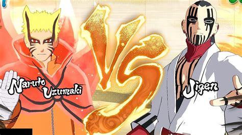 Naruto Modo Baryon VS Jigen Naruto X Boruto Ultimate Ninja Storm