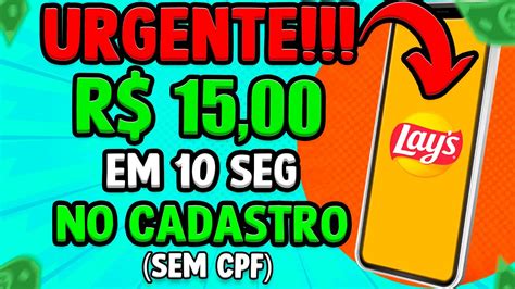 GANHE R 15 NO CADASTRO AGORA SÓ CADASTRAR APP PAGANDO POR CADASTRO