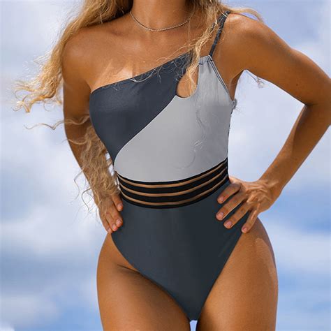 Dihao One Piece Swimsuit For Women Clearance Plus Size Women S One