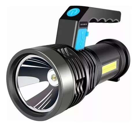 Lanterna Led Super Potente Lm Recarreg Vel Usb Parcelamento Sem Juros