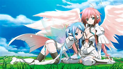 Watanabe Yoshihiro Ikaros Nymph Sora No Otoshimono Sora No Otoshimono Highres 2girls