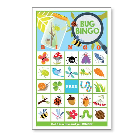Bug Bingo Printable Printable Templates