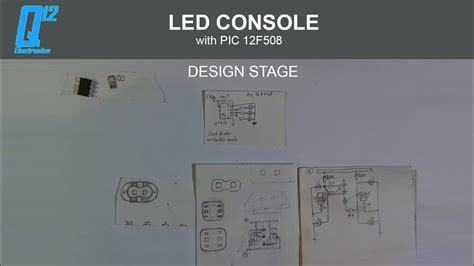 46 Led Console Mini Projekt With PIC 12F508 YouTube