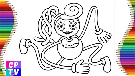 Mommy Long Legs Coloring Pages Baby Long Legs Coloring Page