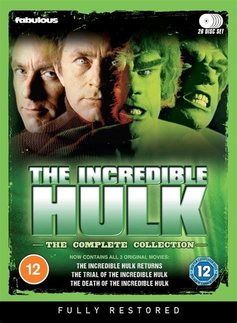 The Incredible Hulk The Complete Collection Dvd Box Set Free Shipping