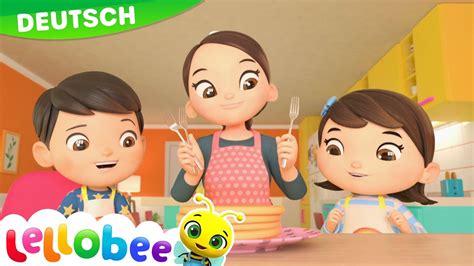 1 2 Hilfst du dabei Kinderlieder Lellobee Deutsch Cartoons für