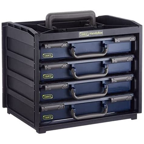 Raaco Portable Handy Box A Assorters Black Blue On Onbuy
