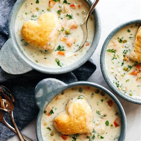 Slow Cooker Chicken Pot Pie Soup Recipe Pinch Of Yum