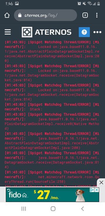 Server Time Out Plugins Aternos Community