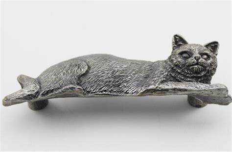 Cat Shabby Chic Dresser Knob Pull Drawer Knobs Pulls Handles Antique