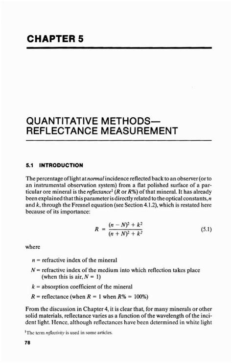 pdf chapter 5 quantitative methods­ reflectance · pdf filechapter 5 quantitative methods