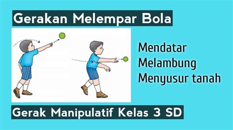 Gerakan Melempar Bola Mendatar Melambung Menyusur Tanah YouTube